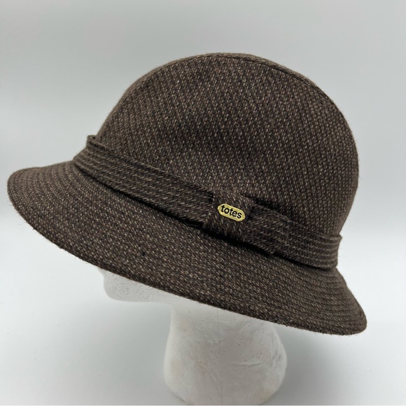 totes | Accessories | Totes Vintage Brown Wool Blend Cloche Bucket Hat ...